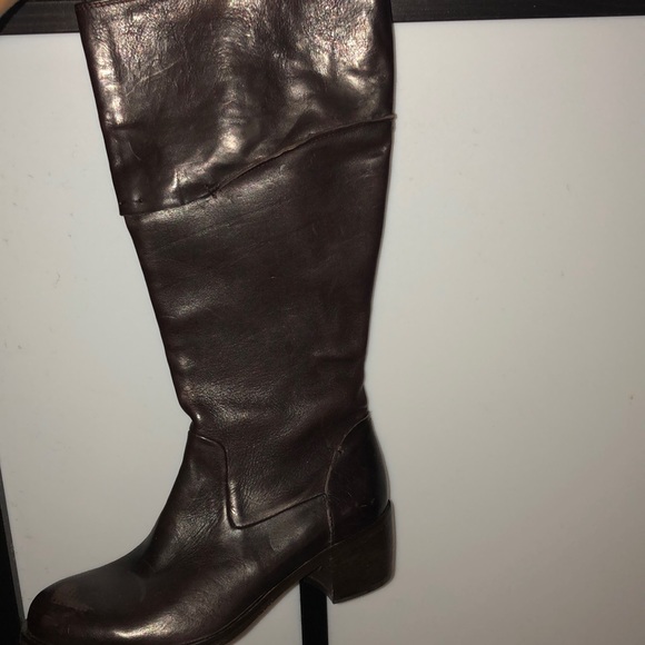 Boemos | Shoes | Boemos Brown Leather Knee High Boots | Poshmark